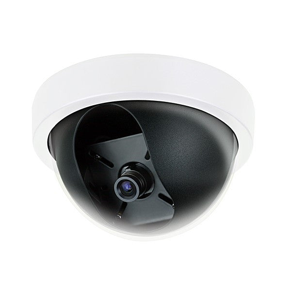 Platinum Analog Fixed Lens Dome Plastic Camera 700TVL - White - contac ...